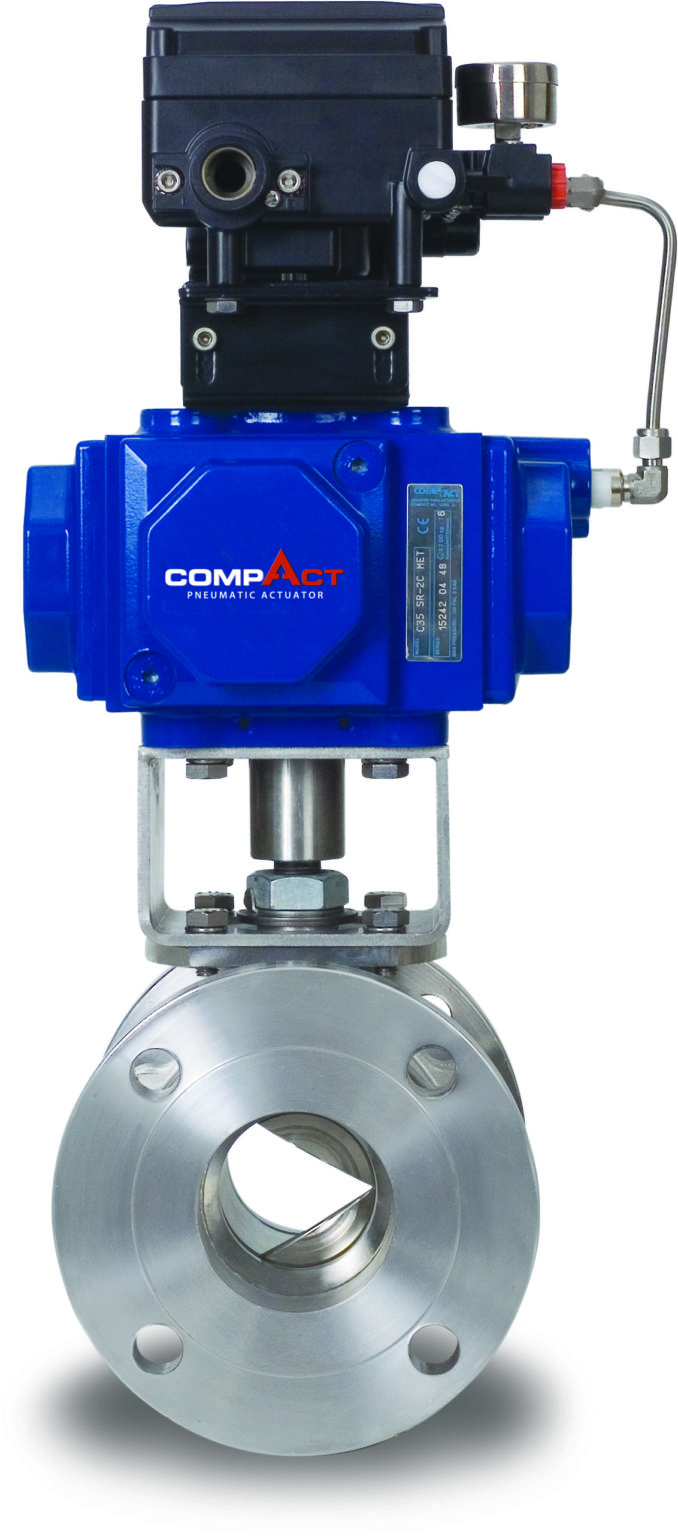 V Port Control Ball Valve & DVC Positioner | Habonim | Fisher | ESI